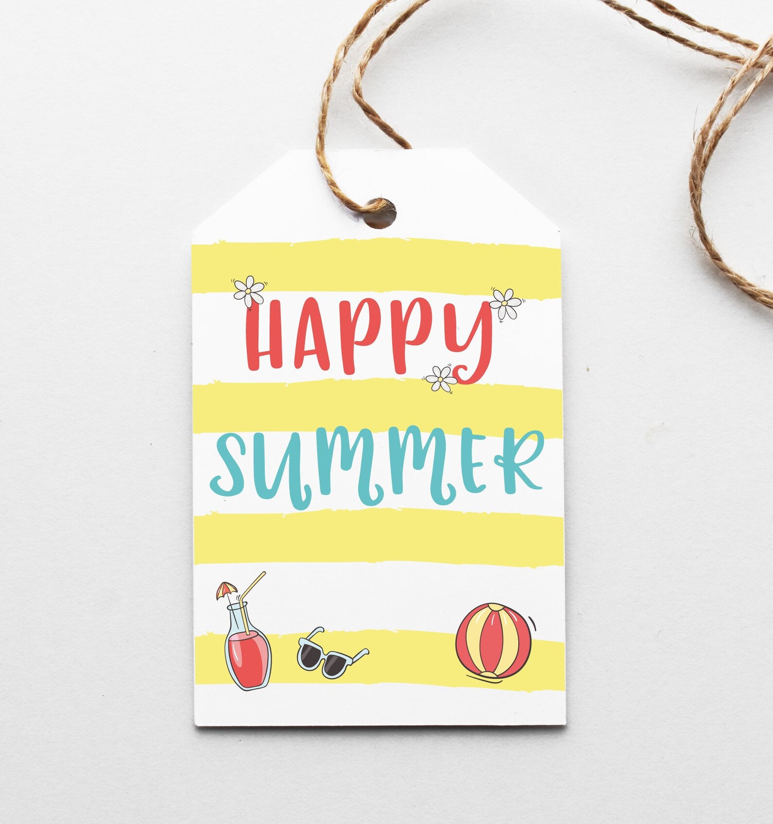 Printable Gift Tags Happy Summer Tags End of School Year - Etsy