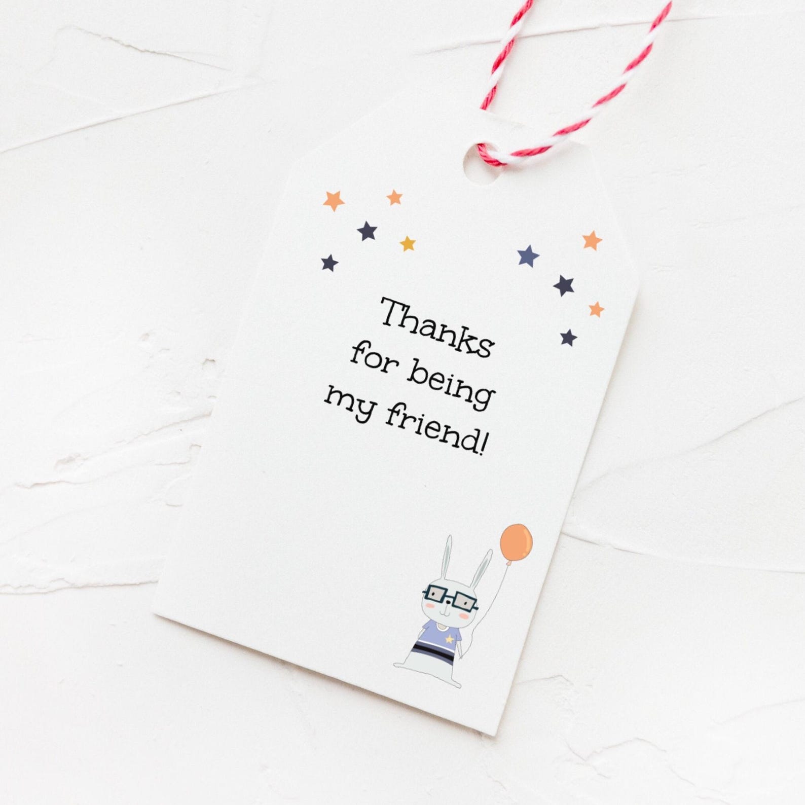 Printable Gift Tags, End of School Year Tag, Blue Birthday Favor Tags ...