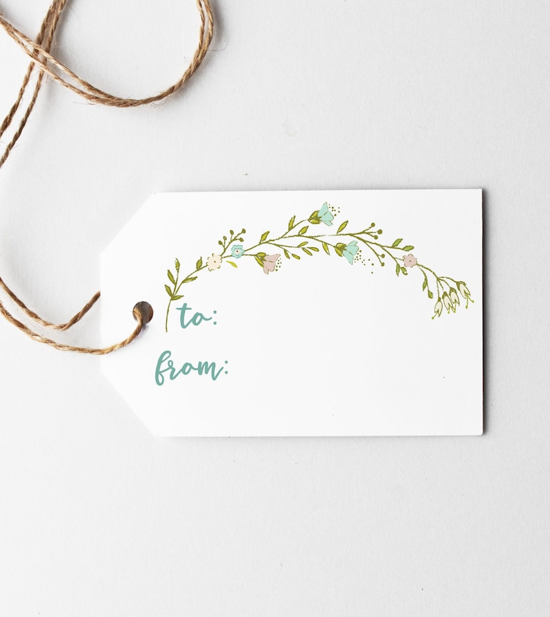 Printable Gift Tags to and From Tag Instant Download - Etsy