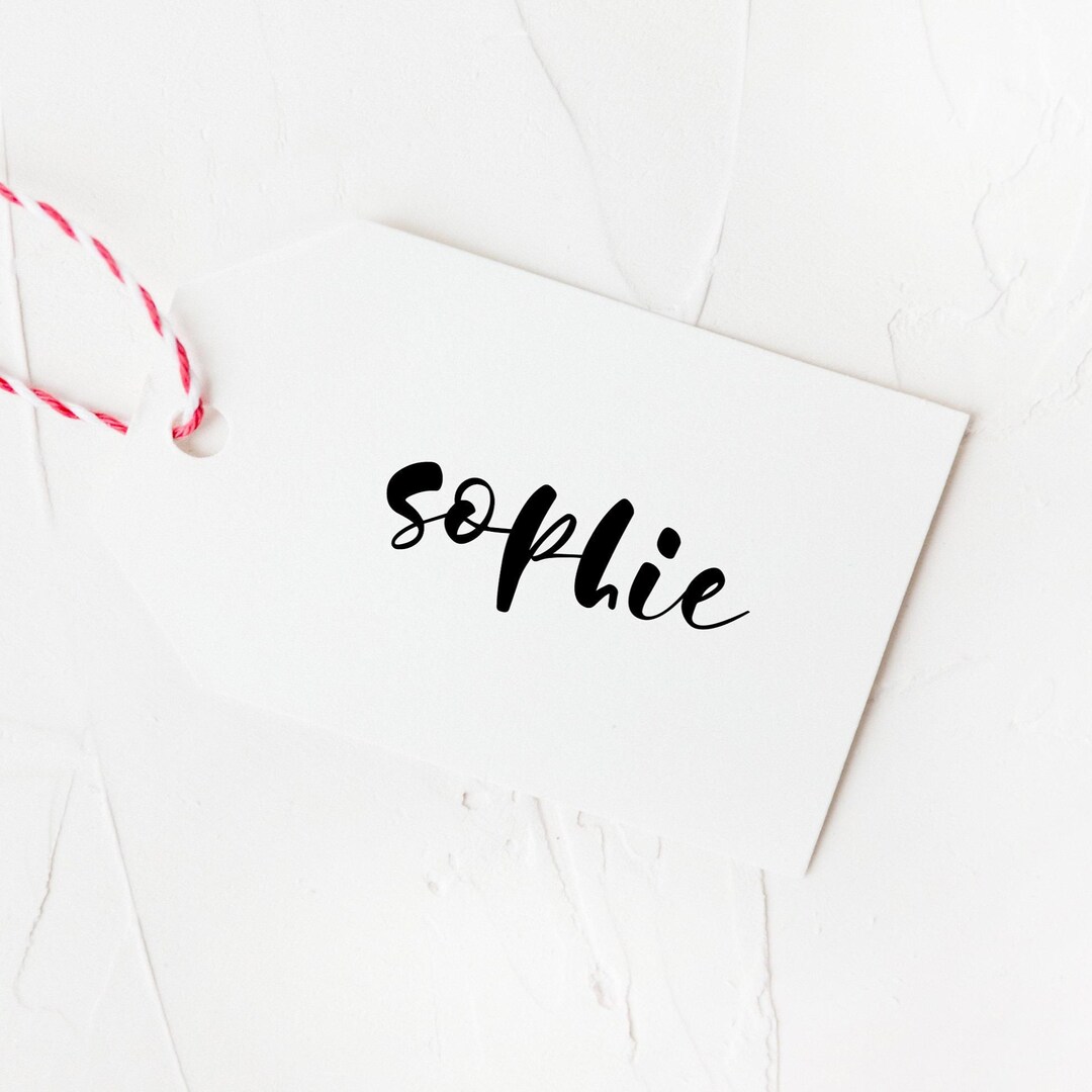 Printable Name Tags, Minimalist Wedding Place Cards (editable PDF) - Etsy