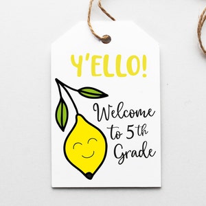 Back to School Tags | Welcome to School Gift | First Day of School ...