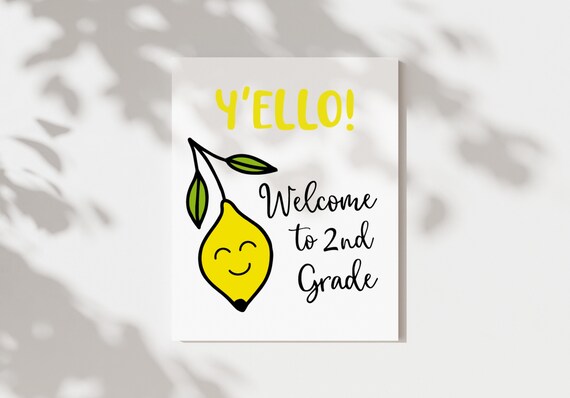Back to school poster, Digital download. Printable school sign, Welcome ...