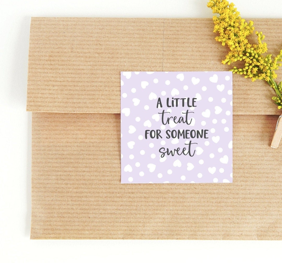 Printable Party Favor Tag A Little Treat for Someone Sweet Valentines ...
