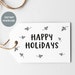 Christmas Gift Tags, Happy Holidays, Printable Gift Tags, Modern ...