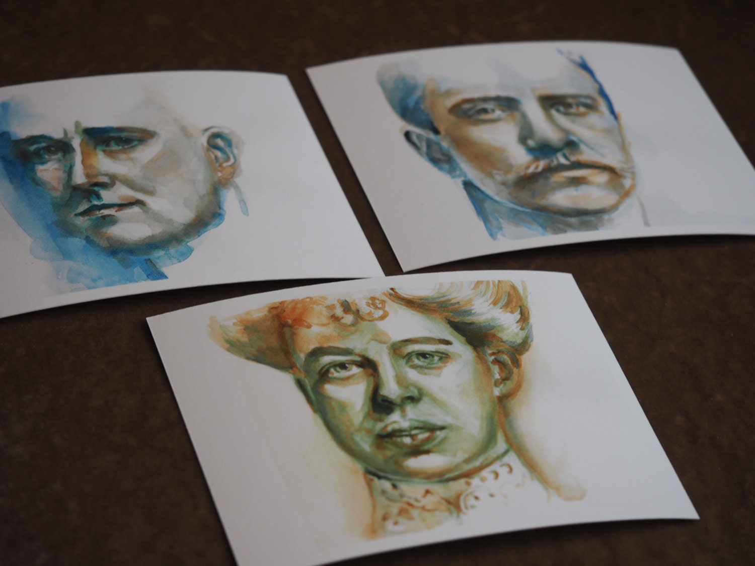 Print of Young FDR Watercolor Painting - Etsy