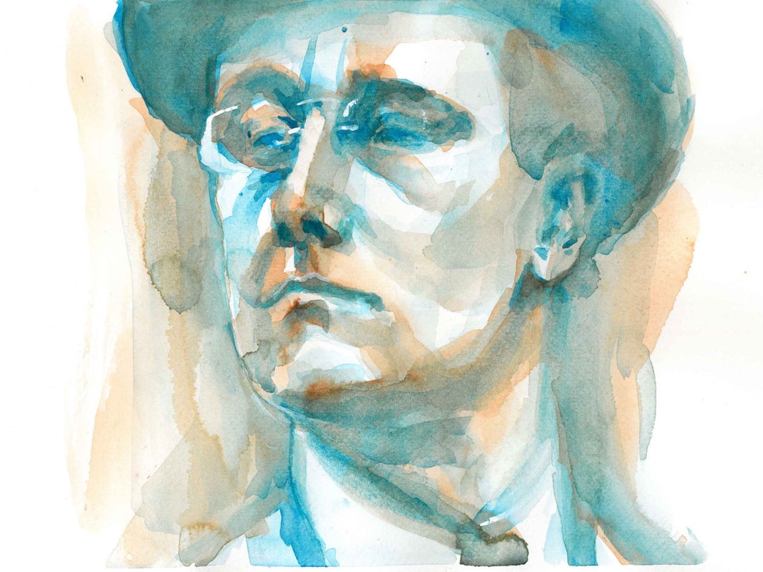 Print of FDR Watercolor Painting - Etsy