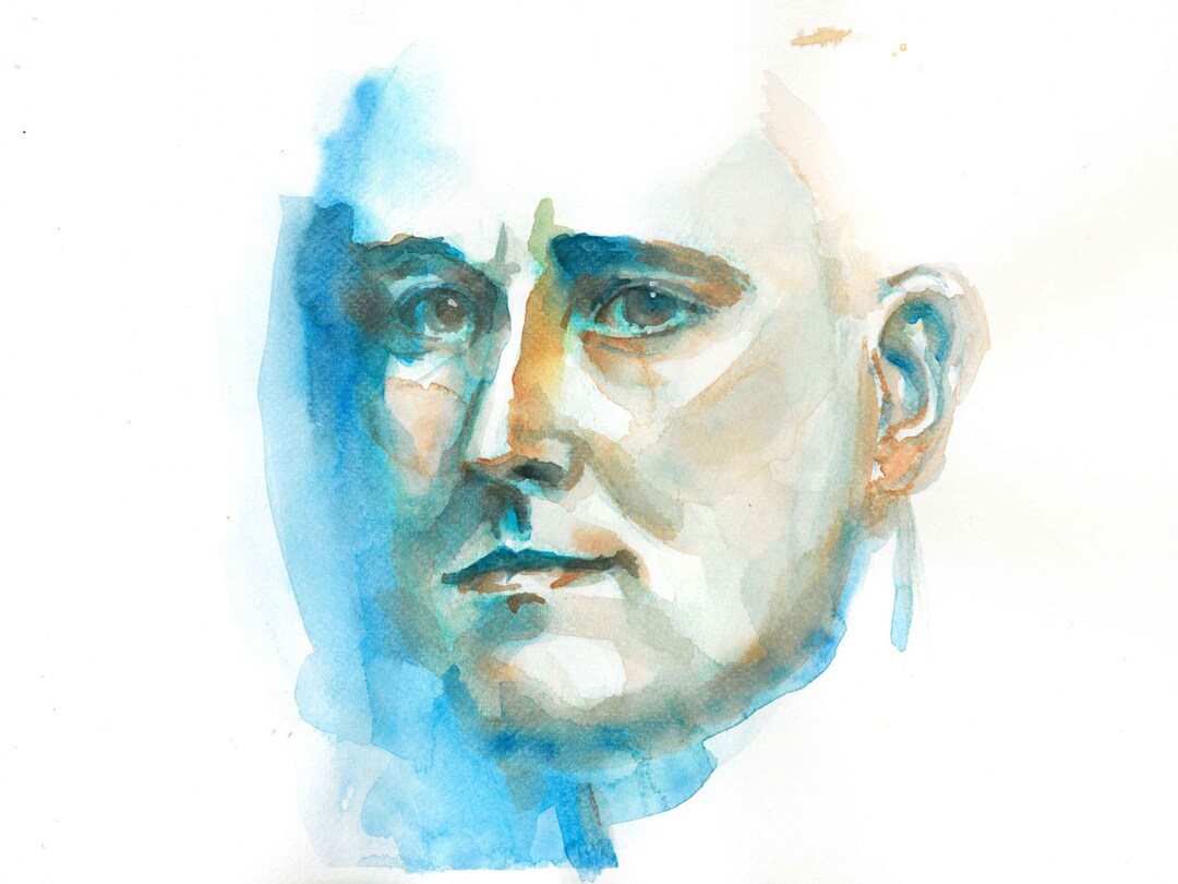 Print of Young FDR Watercolor Painting - Etsy