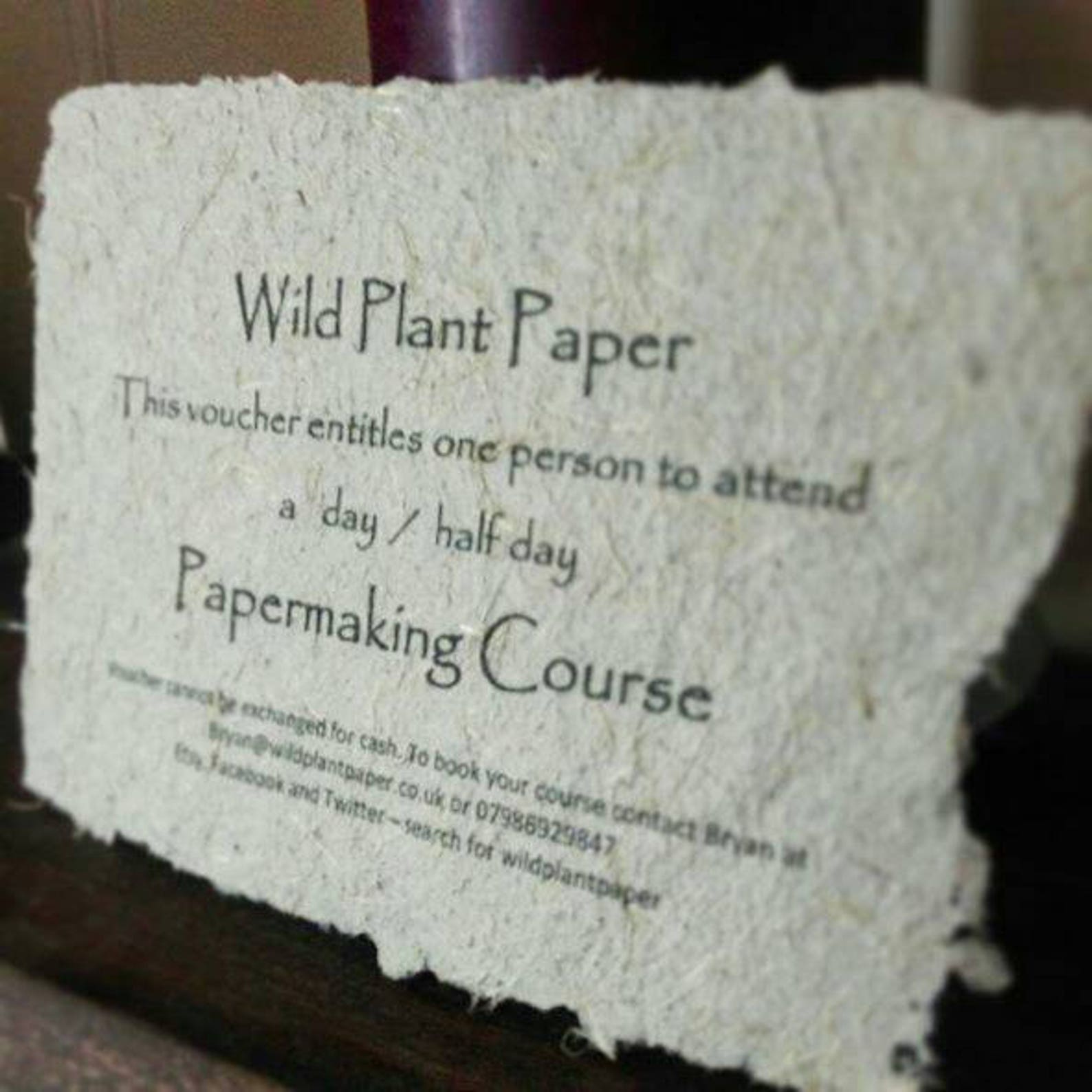 Papermaking Workshop Voucher - Etsy