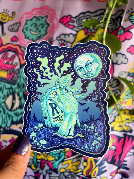 Fairy Graveyard Sticker Weatherproof Vinyl Laptop Water - Etsy