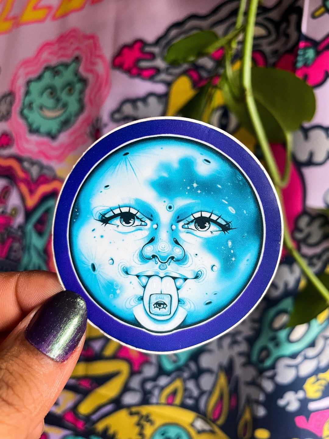 Moon Goon Sticker Weatherproof Vinyl Laptop Water - Etsy