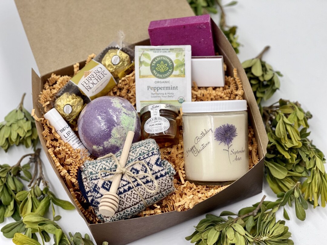 September Birthday Gift, September Birth Flower Candle, Custom Virgo ...