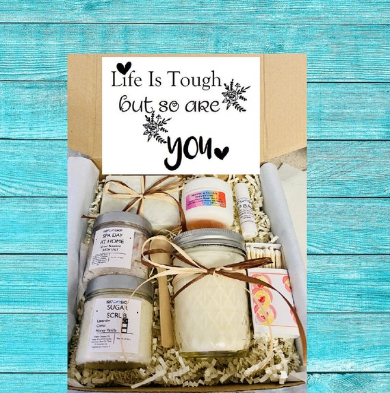 Life is Tough but so Are You Gift Encouragement Gift Box | Etsy