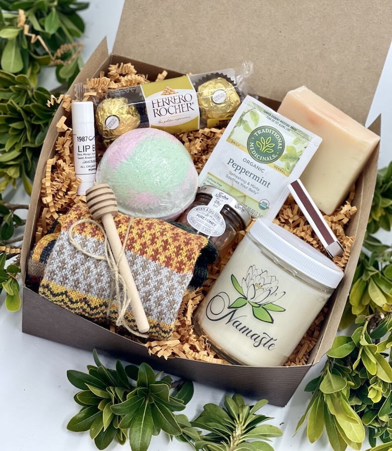 Namaste Gift Box Hygge Gifts Yogi Gift Spa Gift Box Hygge - Etsy