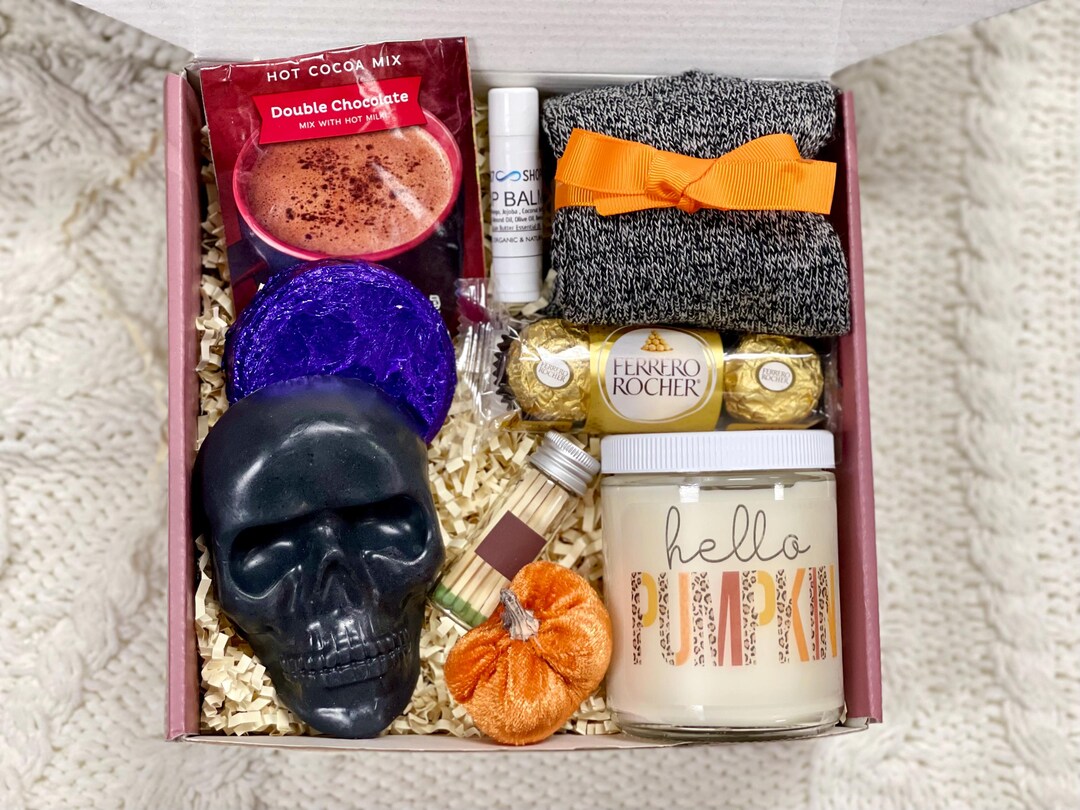 Hello Pumpkin Gift Basket Fall Gift Set Autumn Gift Basket Pumpkin ...