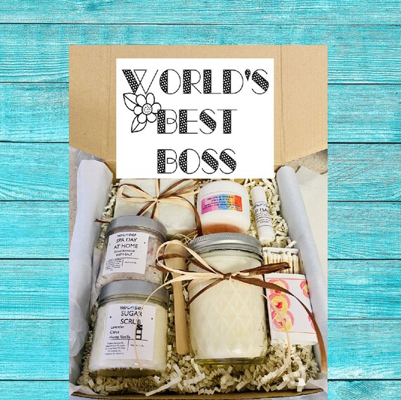 Worlds Best Boss Gift Boxbest Boss Ever Gift Box for Boss | Etsy