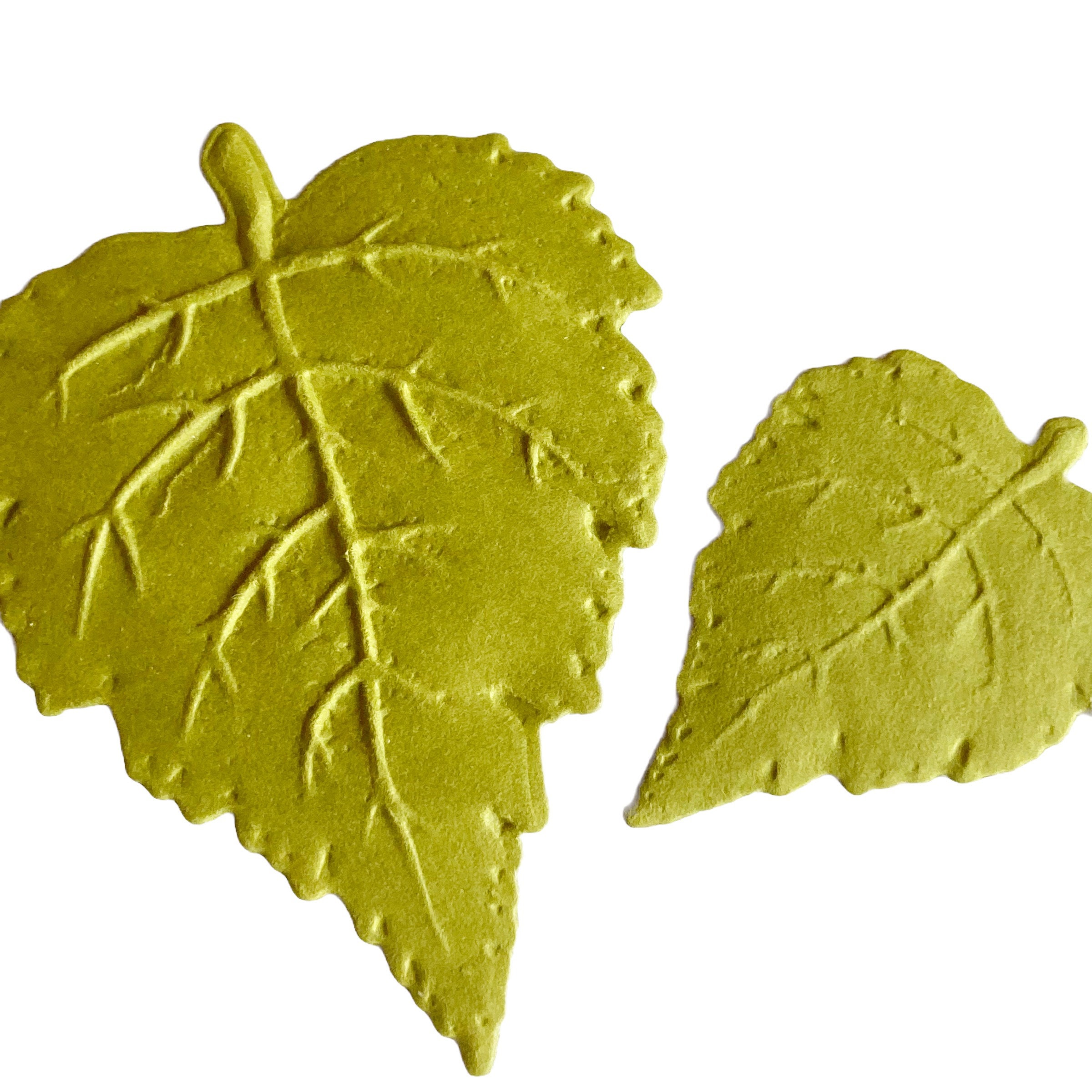 Tim Holtz Leaf Impresslits Die Cuts Fall Colors Junk | Etsy