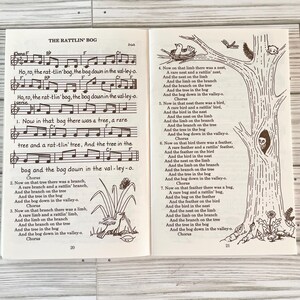 Wee Sing Fun 'N' Folk, Illustrated Children's Music Book, Junk Journal ...