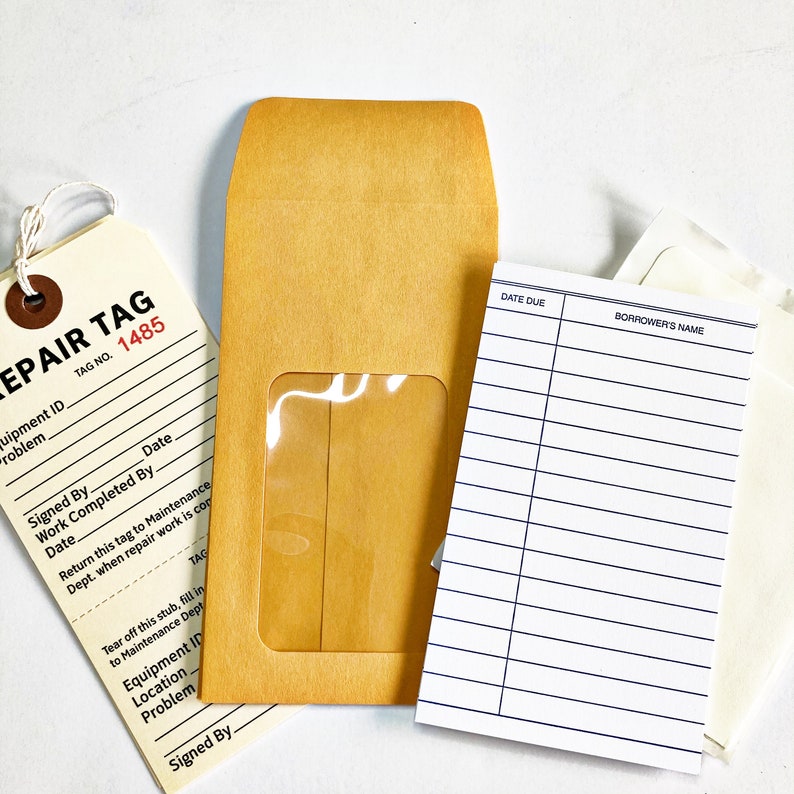 Tag Bags Envelopes Cards and More Paper Pack Junk - Etsy