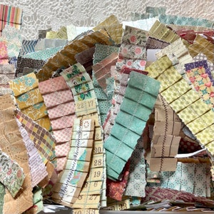 Paper Ruffle Variety Pack of 20, Junk Journal Embellishments ...