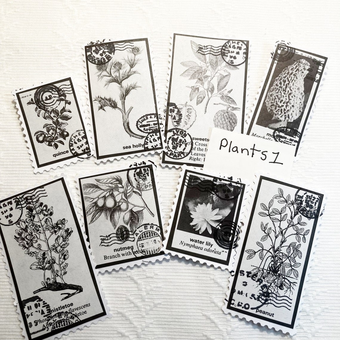 Faux Postage Stamps for Junk Journals and Paper Crafts - Etsy