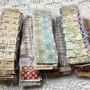 Paper Ruffle Variety Pack of 20, Junk Journal Embellishments ...