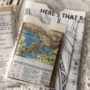 Handmade Book Page Pockets, Pack of 10, Various Sizes. Junk Journals ...