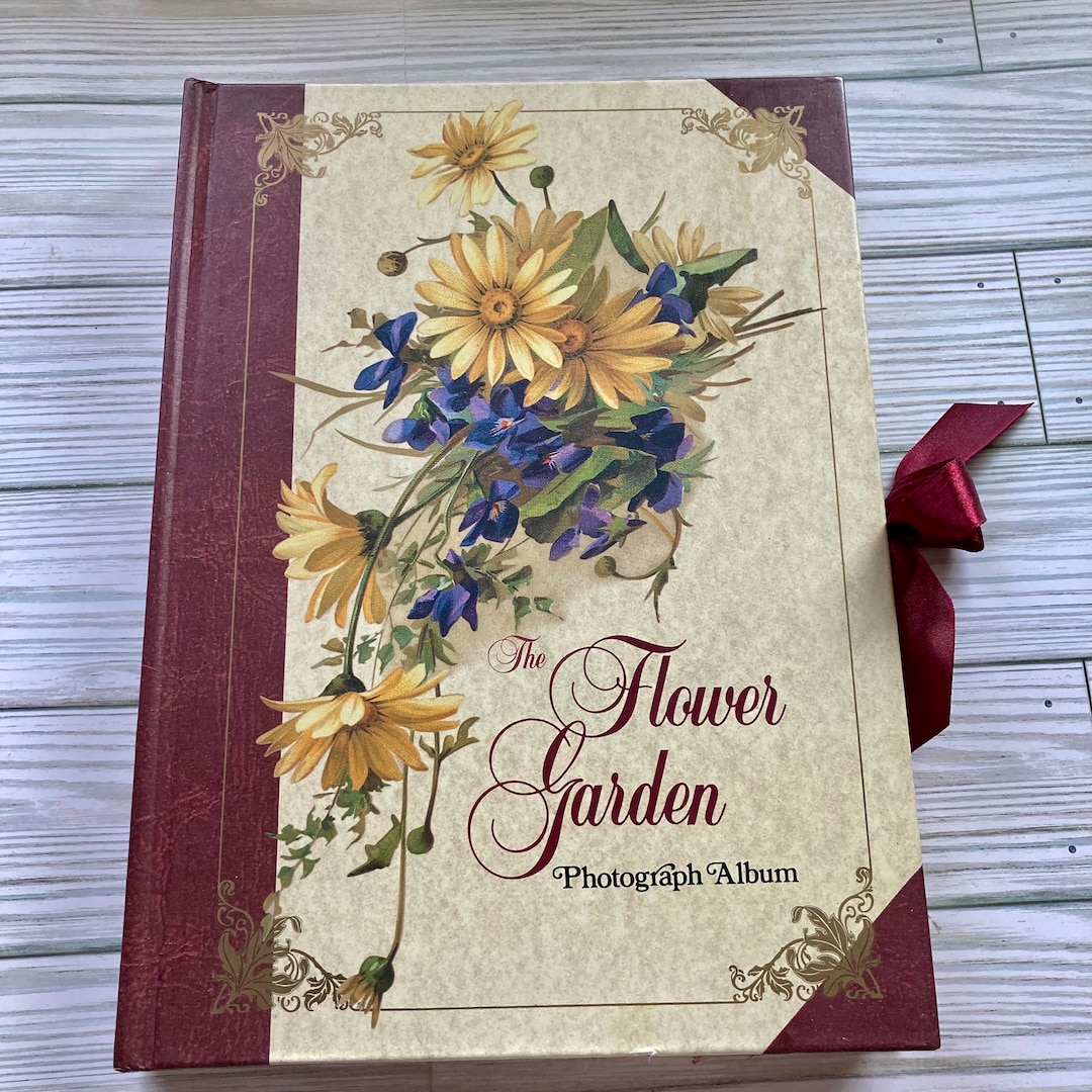 The Flower Garden Photograph Album, Junk Journal Supplies, Floral Theme ...