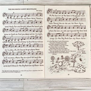 Wee Sing Fun 'N' Folk, Illustrated Children's Music Book, Junk Journal ...