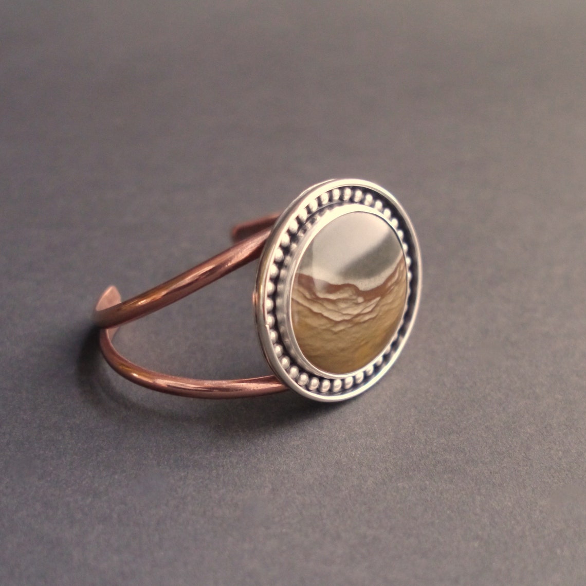 Wanderer Collection Cripple Creek Picture Jasper Cuff - Etsy