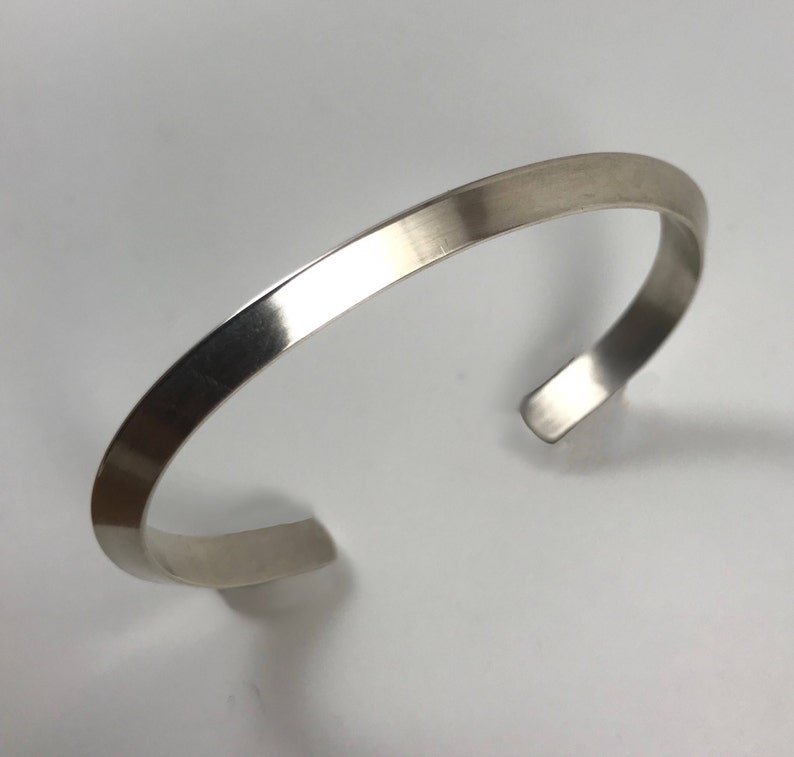 Solid Sterling Silver Triangle Cuff - Etsy