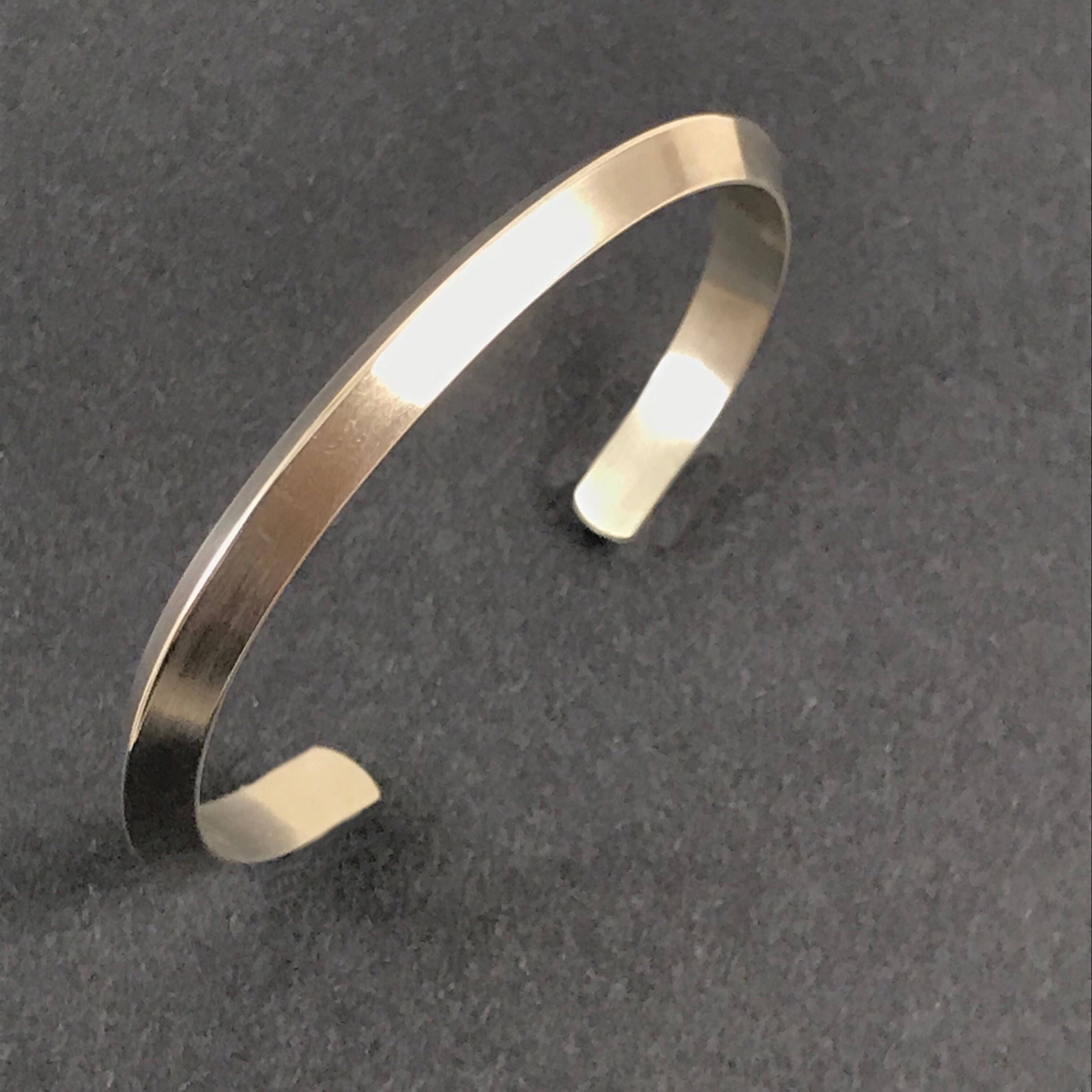 Solid Sterling Silver Triangle Cuff - Etsy