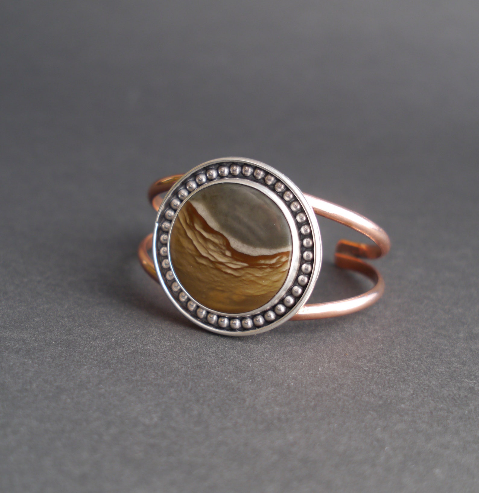 Wanderer Collection - Cripple Creek Picture Jasper Cuff - Etsy