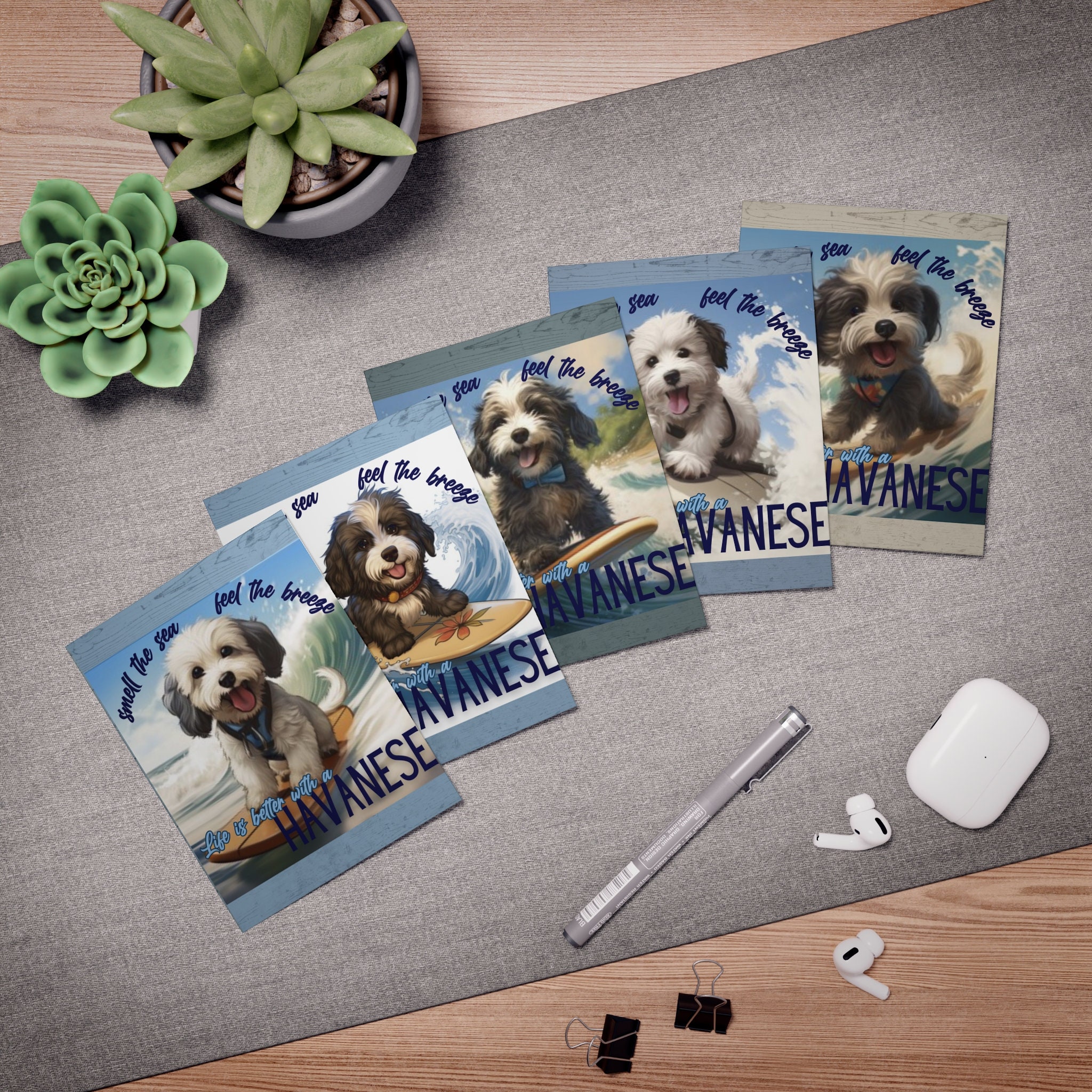Multi-design Greeting Cards (5-pack) - Etsy