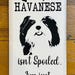 Havanese Dog Theme Room Decor Dog Wall Art Inn Keepers Sign Dog Decor ...