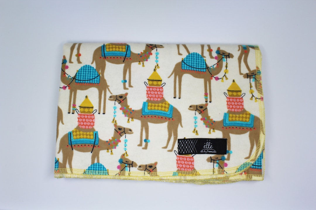 Camel Moroccan Extra Large Receiving Blanket - 36" X 42" - Etsy