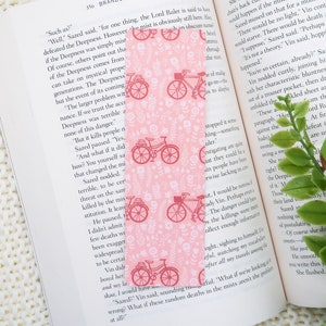 Bicycle Bookmark Double-sided 1mm Thick Handmade in Canada High-wheeler ...