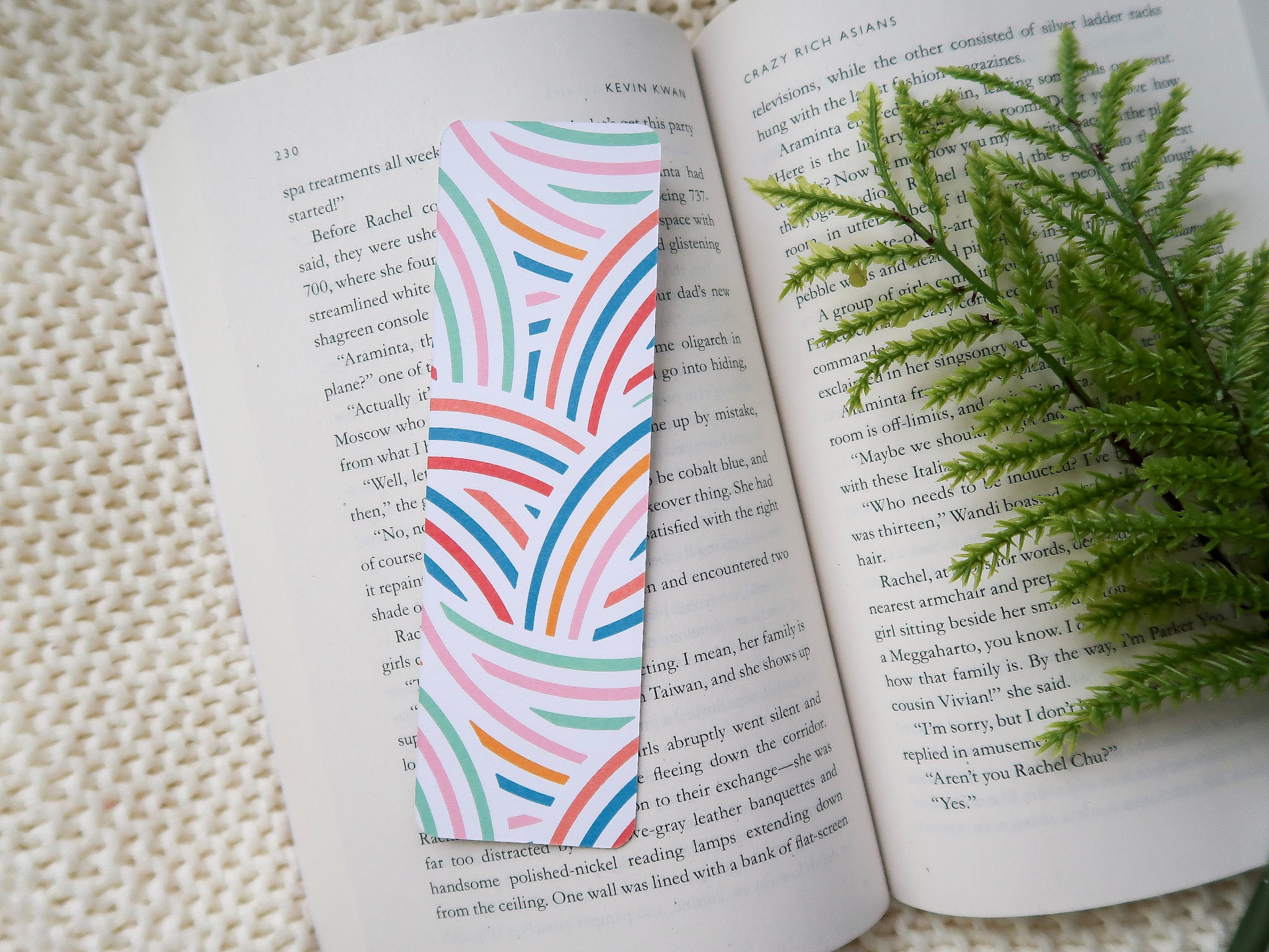 Modern Geometric Bookmarks | Double Sided Matte Cardstock | Handmade ...