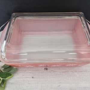 Vintage Agee australian Pyrex Rose Flannel Flower COB 400 4 Pint Oblong ...