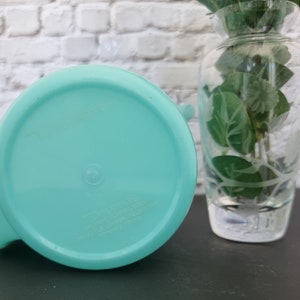 Vintage Tupperware 'millionaires Line' Large Turquoise Milk Jug With ...