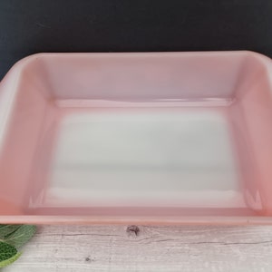 Vintage Agee australian Pyrex Rose Flannel Flower COB 400 4 Pint Oblong ...