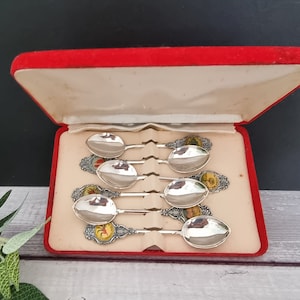 Vintage Flowers of Western Australia Souvenier Silverplated Teaspoon ...