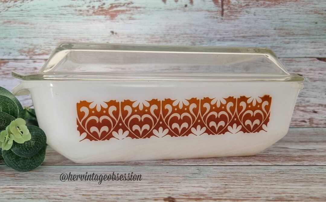 Vintage Australian Pyrex Ovenware 2.25L Oblong Casserole & Lid - Island ...