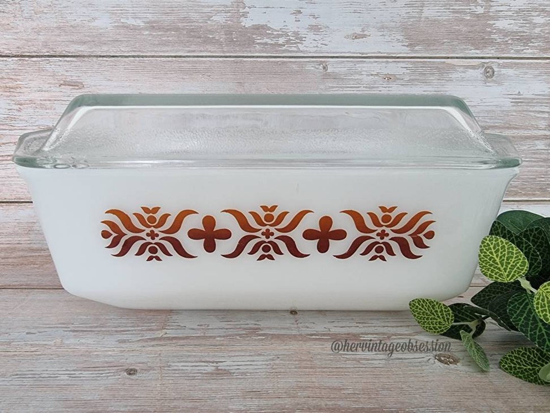 Vintage Australian Pyrex Ovenware 2.75L Oblong Chicken Casserole & Lid ...