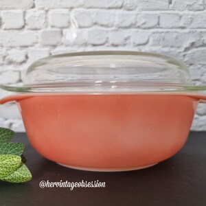 Vintage Agee australian Pyrex Rose Pink CR 200 2 Pint Round - Etsy