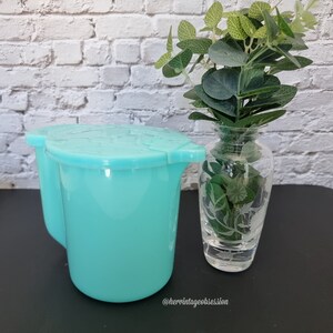 Vintage Tupperware 'millionaires Line' Large Turquoise Milk Jug With ...