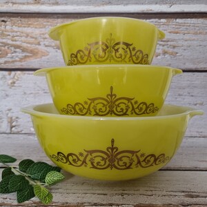 Vintage Agee (australian) Pyrex Oval Cinderella Mixing Bowl Set ...