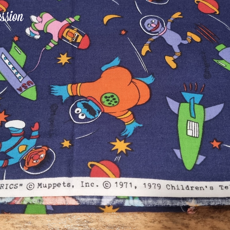 Retro Space Fabric - Etsy