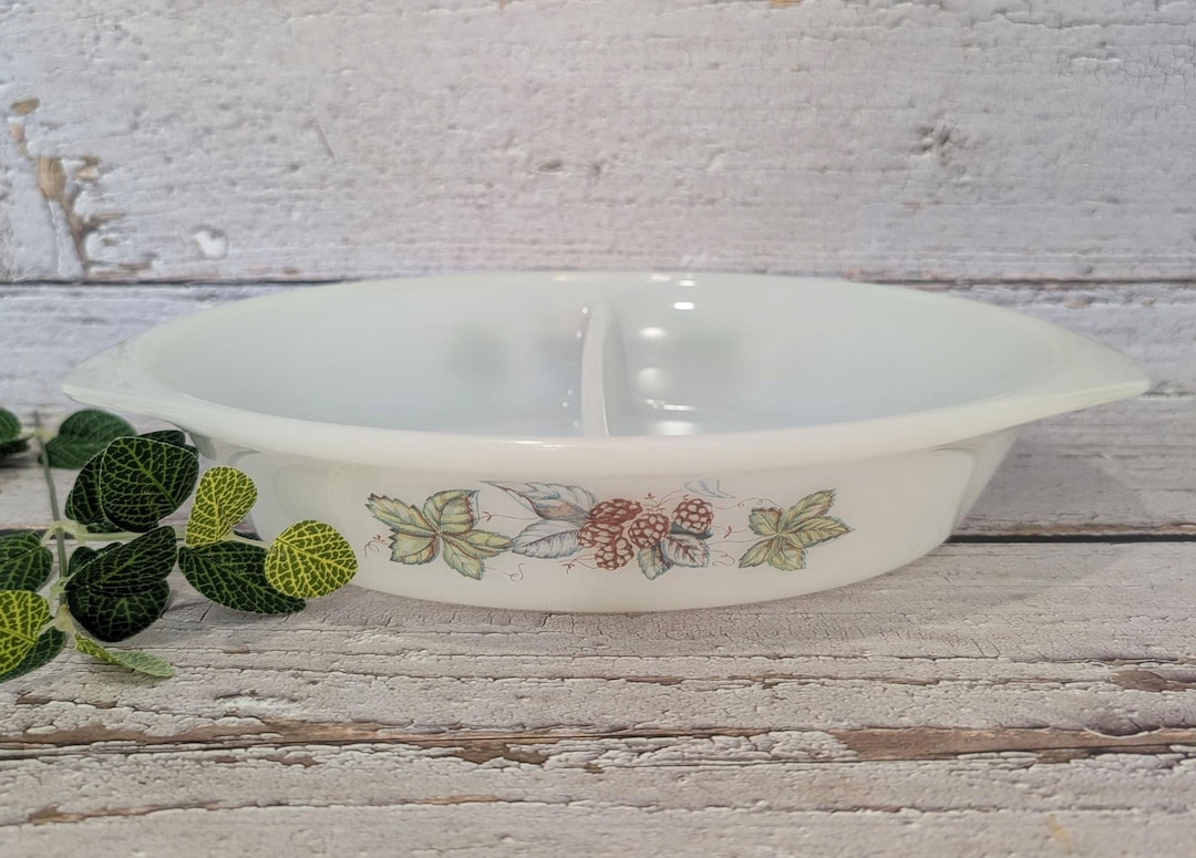 Vintage Australian Agee Pyrex 2 Pint Oval Divided Dish - Sarna ...