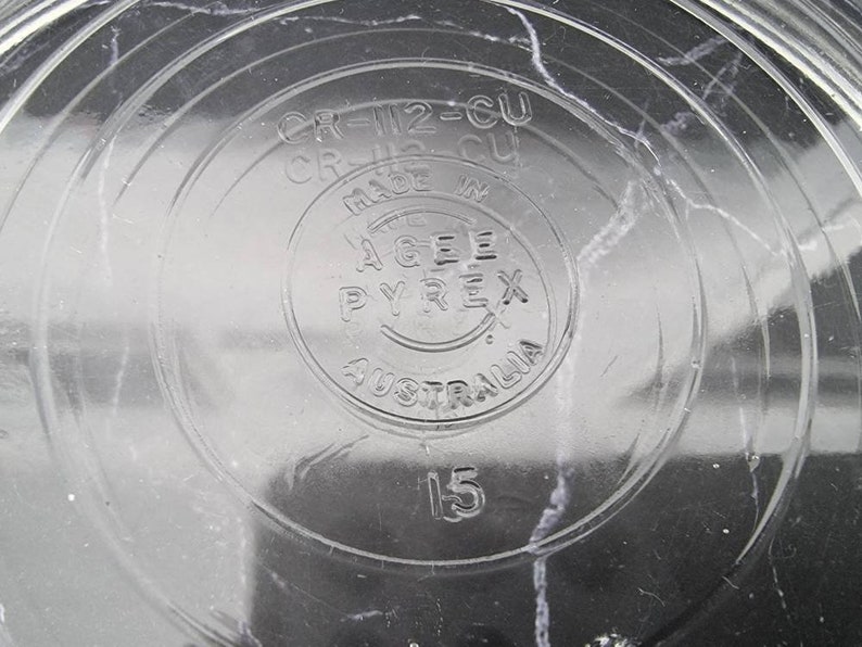 Vintage Agee australian Pyrex Glass Replacement Lid to Fit - Etsy