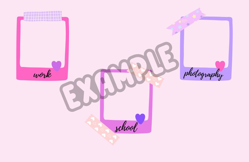 Cute Desktop Organizer Background - Etsy